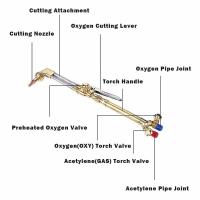 China Oxyacetylene Cutting Torch, Oxypropane Cutting Torch, American Style Gas Cutting Torch, Victor Type Cutting Torch, Heavy Duty Hand Cutting Torch, Split Type Welding Cutting Torch, Gas Cutting Blowpipe for sale