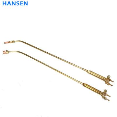 China Heavy-Duty Concentrated & Diffused Heating Torch  ，Propane Baking Gun ， Industrial Blowtorch  ，Gas Welding Torch for Metal Preheating, Brazing & Surface Treatment (0.8m-1.2m Copper Nozzle) for sale