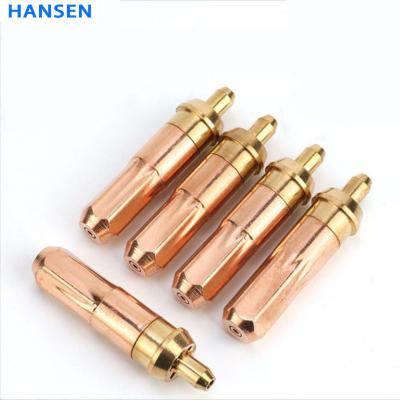 China G01/G03 Type Cutting Nozzle 30# 100# 300# Acetylene Propane LPG Gas Cutting Tip , Copper Gas Torch Nozzle , Oxygen Fuel Cutting Tip ， Welding Cutting Torch Spare Parts，Annular/Plum Blossom Orifice Gas for sale