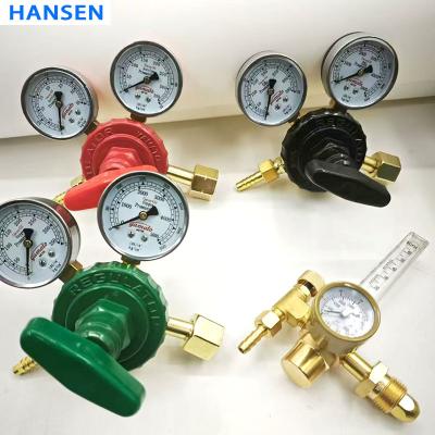 China OEM Customized Oxygen Pressure Regulator for Welding, Dual Gauge Oxygen Gas Reducing Valve, Industrial Oxygen Cylinder Regulator,Oxygen Control Valve for sale