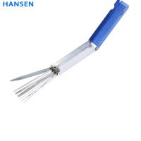 China Stainless Steel Welding Torch Tip Cleaner Needle Set ，DEM TC-1213 High Quality 13 in 1 Soldering Cutting Welding Accessory Torch Nozzle Tip Cleaner ，Gas Cutting Nozzle Jet Cleaning Needles for sale