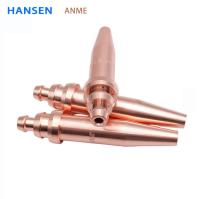 China ANME Acetylene Cutting Nozzle Tip , Copper Gas Torch Nozzle for Oxy-Acetylene Flame Cutting ，Equal Pressure Oxy Acetylene Cutting Nozzle , Machine Flame Cutter Torch Tip for sale