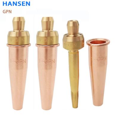 China GPN Cutting Tip , Victor Style GPN Gas Cutting Nozzle , Oxy Propane LPG Natural Gas Cutting Torch Tip , 2-Piece Copper Cutting Nozzle,Industrial Oxyfuel Cutting Head,Metal Cutting Welding Consumable for sale