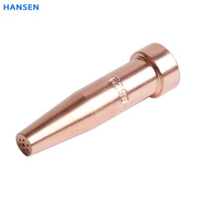 China 6290 Acetylene Cutting Tip , 6290 Straight Oxy-Acetylene Cutting Nozzle , Oxyfuel Acetylene Torch Tip , Copper Gas Cutting Head ,American Type Torch Tip for sale