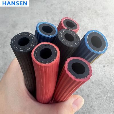 China Welding Hose ，Gas Welding Hose ，Industrial Grade Oxygen , Acetylene & Propane Rubber Hose , 8mm ID , 30m-50m Length , Cold-Resistant , Crack-Proof & Heat-Resistant , Customizable for sale