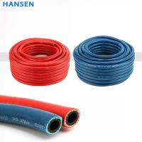 China Oxygen Acetylene Welding Hose ，Oxy Acetylene Hose ，Factory Direct 8mm 10mm Red Green Twin Oxygen Acetylene Welding Rubber Hose 20Bar 300PSI ISO3821 Grade R Flexible Explosion Proof Gas Cutting Hose for sale