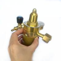 China Electric Heated CO2 Regulator with Flowmeter , Dual Heating Core Carbon Dioxide Gas Pressure Reducer , Welding MIG Welder CO2 Pressure Gauge Regulator for Welding Machine for sale