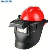 China Helmet‑Mounted Auto Darkening Welding Mask ，Hard Hat Compatible Welding Helmet for High Altitude Working , Flip‑Up Welding Face Shield for Welder Safety Protection for sale
