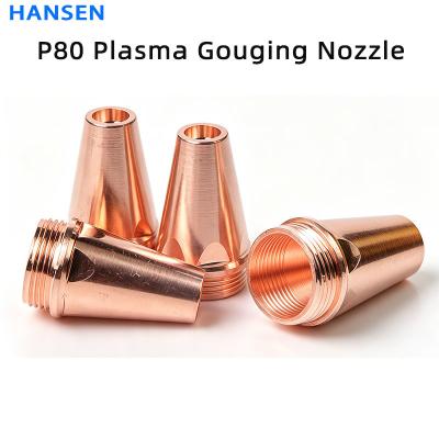 China P80 Plasma Gouging Nozzle ，P80 Plasma Gouging Nozzle , Replace Carbon Rod , Grooving Tip for P80 Plasma Cutting Torch Consumables for sale
