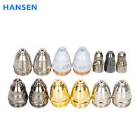 China High Quality P80 Plasma Cutting Torch Consumables, Nozzle Tips & Electrode, Factory Direct Sale, Air Plasma Cutting Torch Spare Parts for LGK‑100 LGK‑120 Cutting Machine for sale
