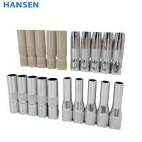 China MIG Welding Torch Shield Nozzle , CO2 Gas Nozzle Compatible with 200A 350A 500A MIG MAG Welding Torch , Welding Consumables for sale