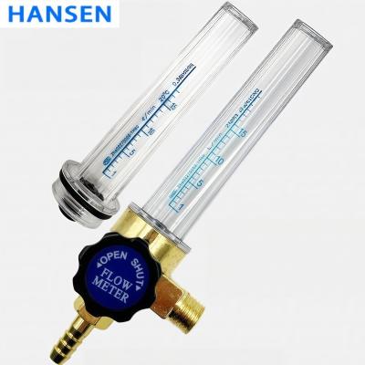 China Carbon Dioxide Heating Meter Argon Pressure Reducer Flow Meter Assembly Meter Tube Flow Meter Barrel CO2 Flow Meter ，8mm Hose Connector, Adjustable Knob Welding Gas Flow Gauge for sale