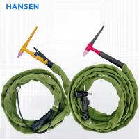 China QQ‑150 TIG Welding Torch ，Cross‑valve Connector TIG Torch ，QQ150 Argon Arc Welding Torch ，TIG Welding Torch With Canvas Cable Hose ，Manual Valve Argon Welding Gun for sale