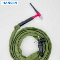 China QQ‑150 TIG Welding Torch ，Cross‑valve Connector TIG Torch ，QQ150 Argon Arc Welding Torch ，TIG Welding Torch With Canvas Cable Hose ，Manual Valve Argon Welding Gun for sale