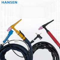 China Factory Direct QQ300 TIG Welding Torch Air Cooled Argon Arc 300A Cross Valve Nut Connector QQ300A GTAW Welding Gun Copper Ceramic Nozzle OEM for WS TIG Welder for sale