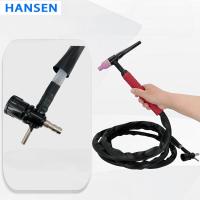 China Factory Direct QQ300 TIG Welding Torch Air Cooled Argon Arc 300A Cross Valve Nut Connector QQ300A GTAW Welding Gun Copper Ceramic Nozzle OEM for WS TIG Welder for sale
