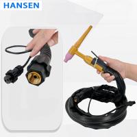China Factory Direct QQ300 TIG Welding Torch Air Cooled Argon Arc 300A Cross Valve Nut Connector QQ300A GTAW Welding Gun Copper Ceramic Nozzle OEM for WS TIG Welder for sale