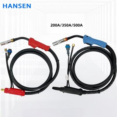 China MIG Welding Torch , CO2 Gas Shielded Welding Gun , Complete Welding Torch Assembly with Cable Hose , MIG MAG Welding Consumable ,  Air‑cooled Welding Torch for Industrial Welding Machin for sale