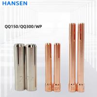 China Tungsten Electrode Collet ，Argon Welding Torch Collet ，QQ150 QQ300 WP‑17 WP‑18 WP‑26 Torch Parts ，Copper TIG Collet，TIG Torch Consumables ，Tungsten Rod Clamp ，Welding Replacement Collet for sale