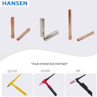 China Tungsten Electrode Collet ，Argon Welding Torch Collet ，QQ150 QQ300 WP‑17 WP‑18 WP‑26 Torch Parts ，Copper TIG Collet，TIG Torch Consumables ，Tungsten Rod Clamp ，Welding Replacement Collet for sale