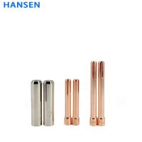 China Tungsten Electrode Collet ，Argon Welding Torch Collet ，QQ150 QQ300 WP‑17 WP‑18 WP‑26 Torch Parts ，Copper TIG Collet，TIG Torch Consumables ，Tungsten Rod Clamp ，Welding Replacement Collet for sale