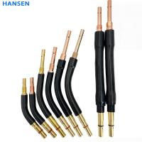 China MIG torch neck ，CO2 welding torch bend neck，200A 350A 500A mig gun neck，welding torch swan neck，mig torch neck tube，co2 gas‑shielded welding gun elbow，replacement torch neck for mig welding gun for sale