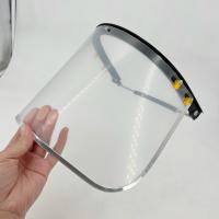 China Hard hat attachable face shield , clear visor face shield , safety helmet mounted face visor , impact‑resistant PC face shield , welding grinding protective face screen for sale