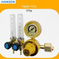 China Argon gas regulator YQAR‑731L , single / double tube argon flowmeter regulator , TIG welding argon pressure reducer , argon co2 gas pressure regulator , welding gas regulator with flow meter for sale
