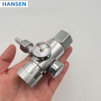 China Energy Saving Dual Gauge Gas Pressure Regulator , Anti Fall Mini Gas Reducer , Alloy & Full Brass Optional , Compact Welding Gas Pressure Reducing Valve for Oxygen Propane Gas Cutting Welding for sale
