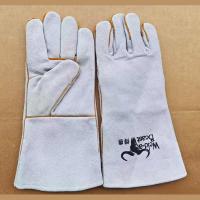 China Welding Gloves , Cowhide Leather Heat Resistant Welder Gloves , Anti-Spark Cut Resistant Safety Work Gloves for TIG MIG Welding, Forge , BBQ, Animal Handling , Heavy Duty Industrial Protective Gloves for sale