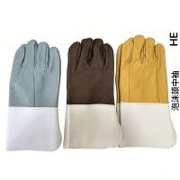China Premium Cowhide Leather Welding Gloves , Flexible Driver Style Safety Work Gloves, Heat Resistant , Wear Resistant Leather Protective Gloves for TIG MIG Welding , Construction for sale