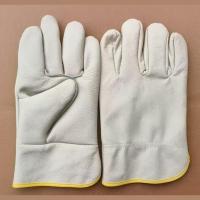 China Full Grain Cowhide Driver Gloves , Leather Safety Work Gloves , Wear Resistant Anti-Scratch Industrial Gloves for Welding, Metal Handling, Construction , Heavy Duty Protective Gloves for sale