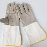 China Welding Gloves Heat Resistant Leather Welder Gloves , Heavy Duty Spark Proof Safety Gloves for MIG TIG Arc Welding, Industrial Protective Work Gloves for sale