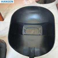China Solid Black Handheld Plastic Welding Helmet , One-Piece Molded Full Face Welder Shield , Fixed Dark Filter Lens , High Impact Resistant Welding Mask , Anti-Spark Anti-UV IR Protector For Welding Jobs for sale