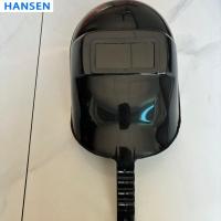 China Solid Black Handheld Plastic Welding Helmet , One-Piece Molded Full Face Welder Shield , Fixed Dark Filter Lens , High Impact Resistant Welding Mask , Anti-Spark Anti-UV IR Protector For Welding Jobs for sale