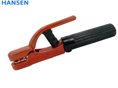 China 300A / 800A Welding Electrode Holder , Heavy Duty Copper Jaw MMA ARC Welding Rod Clamp for sale