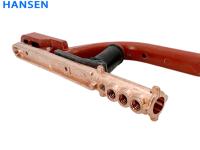 China 300A / 800A Welding Electrode Holder , Heavy Duty Copper Jaw MMA ARC Welding Rod Clamp for sale