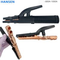 China 800A Welding Electrode Holder , Heavy Duty Forged Pure Copper Jaw Stick Welding Tongs , Insulated Anti-scald Electrode Clamp for MMA Arc Welder for sale
