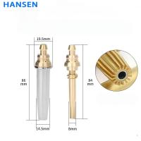 China Machine Use Cyclone Cutting Nozzle With Steel Core Gas Cutting Tip for Automatic Cutting Torch for sale