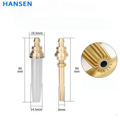 China Machine Use Cyclone Cutting Nozzle With Steel Core Gas Cutting Tip for Automatic Cutting Torch for sale