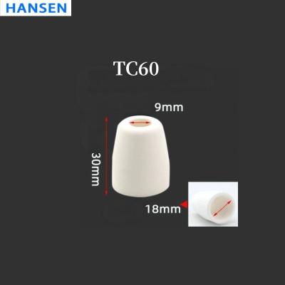 China TC60 plasma consumables ，TC60 ceramic shield cup ，TC60 torch shield cap ，TC60 plasma cutting torch parts for sale