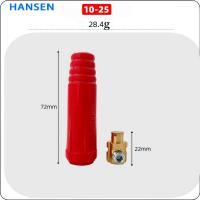 China DKJ10-25/DKJ35-50/ 50-70 Red Welding Cable Quick Connector | Male Plug & Female Socket for Welder Cable Connection for sale