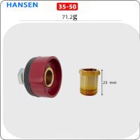 China DKJ10-25/DKJ35-50/ 50-70 Red Welding Cable Quick Connector | Male Plug & Female Socket for Welder Cable Connection for sale