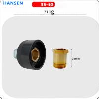China DKJ10-25/DKJ35-50/ 50-70 Black Welding Cable Quick Coupler | Welder Male Plug & Female Receptacle for Arc Welding Cable for sale