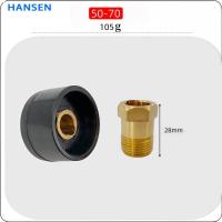 China DKJ10-25/DKJ35-50/ 50-70 Black Welding Cable Quick Coupler | Welder Male Plug & Female Receptacle for Arc Welding Cable for sale