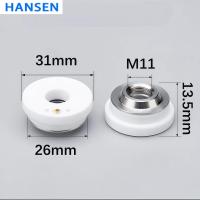 China D31 M11 laser ceramic ring (ceramic insulator) , 31mm outer diameter , high-purity alumina ceramic , replacement consumable for fiber laser cutting head. for sale