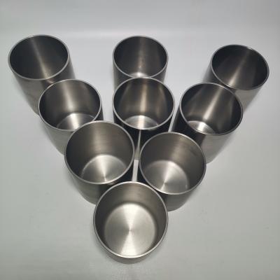 China Polished Surface Pure Tungsten Crucible For High Temperature Furnace for sale
