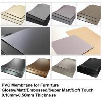 China PVC Membrane for Furniture Glossy/Matt/Embossed/Super Matt/Soft Touch 0.10mm-0.50mm Thickness for sale