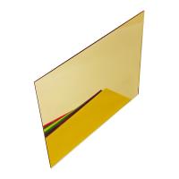 China 1220x2440mm Golden Mirror Acrylic Sheet 0.8mm Thick Colored Mirror Sheets for sale