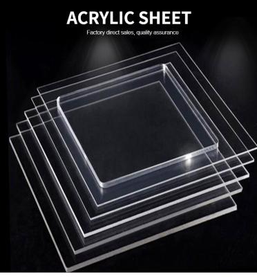 China 2mm 3mm 4mm 5mm Transparent Acrylic Sheet Heat Resistant Customized Sizes for sale